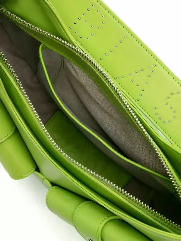 BIASIA Y2k Embossed Shoulder Bag - Green