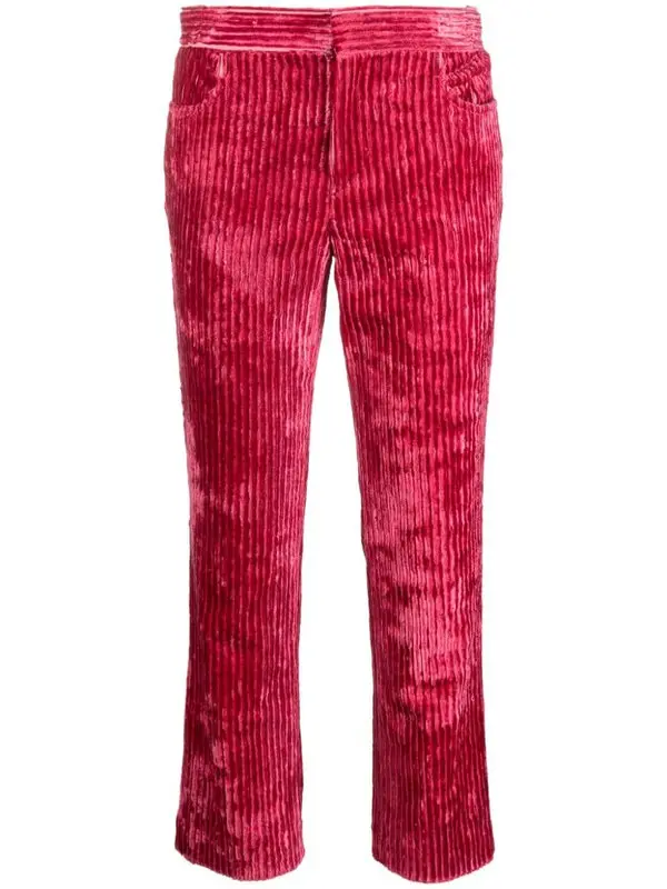 Isabel Marant Étoile Mid-rise Corduroy Trousers - Pink