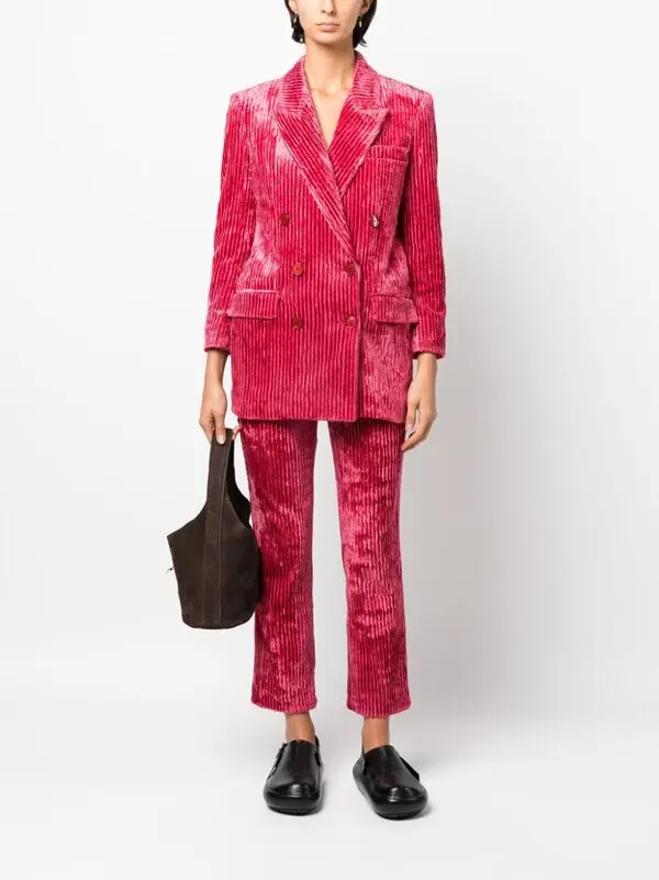 Isabel Marant Étoile Mid-rise Corduroy Trousers - Pink