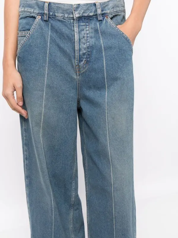 PETAR PETROV High-rise Wide-leg Jeans
