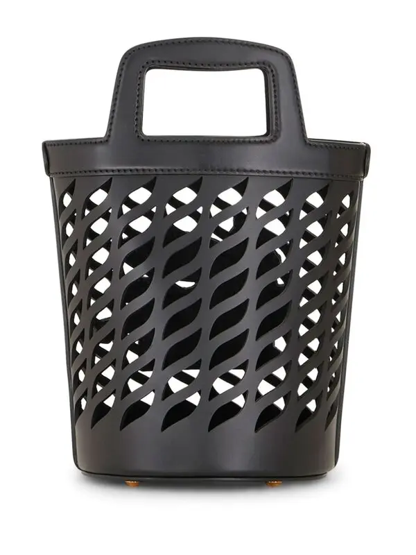 Etro Coffa Leather Bucket Bag - Black