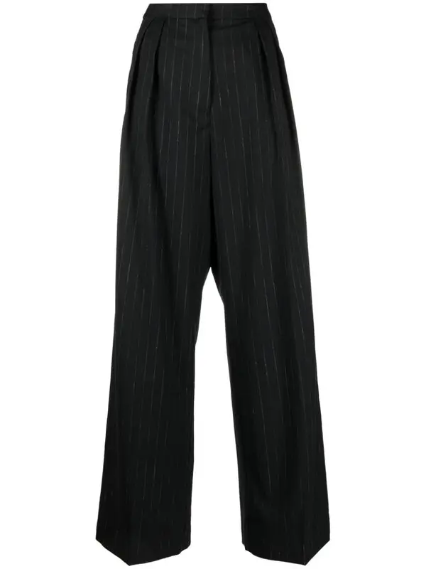 RÓHE Striped Wide-leg Trousers