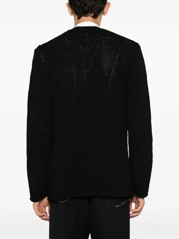 Comme Des Garçons Crew-neck Chunky Cable-knit Jumper