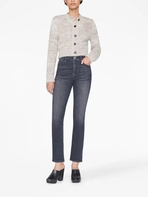 FRAME Le Super High Straight-leg Jeans