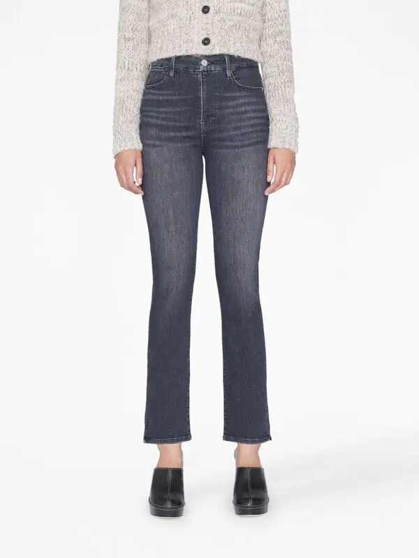 FRAME Le Super High Straight-leg Jeans