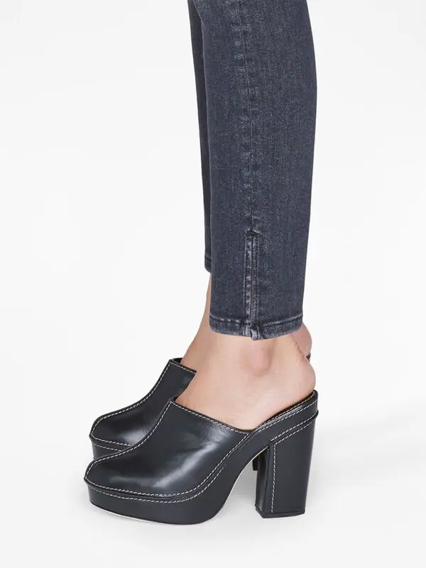 FRAME Le Super High Straight-leg Jeans