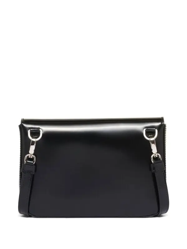 Prada Logo-stamp Brushed Leather Bag