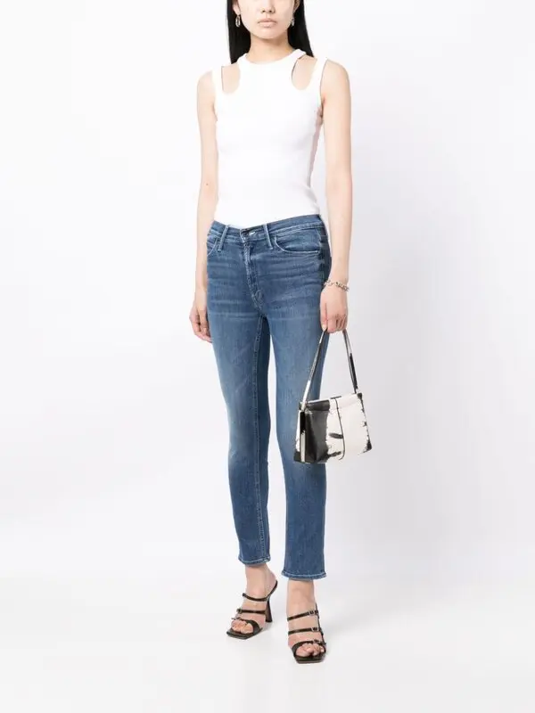 MOTHER The Dazzler Mid-rise Slim Jeans