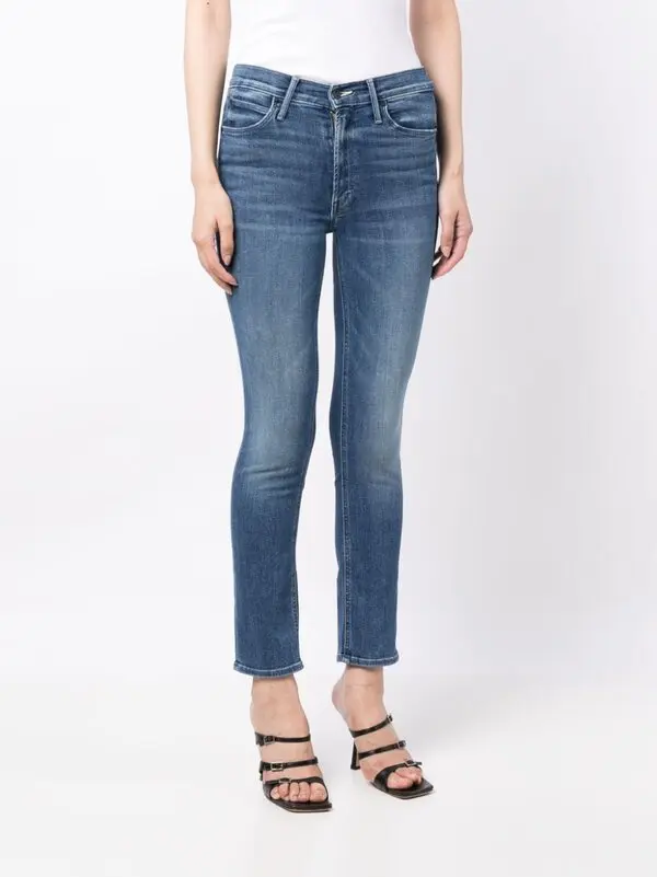 MOTHER The Dazzler Mid-rise Slim Jeans