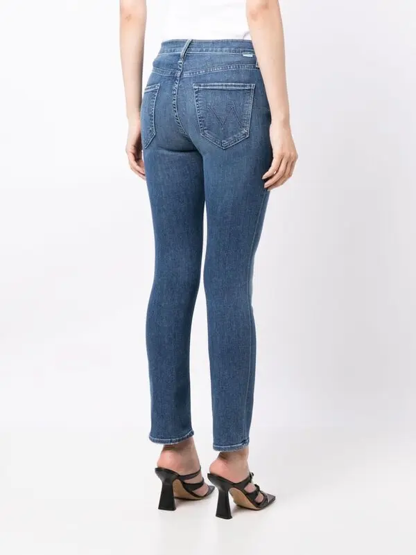 MOTHER The Dazzler Mid-rise Slim Jeans