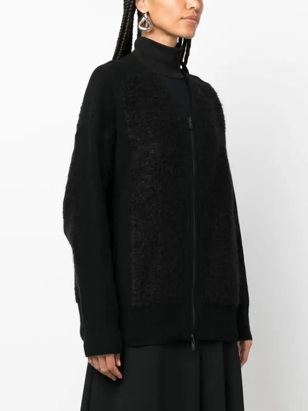 Y3 V-neck Knitted Jacket