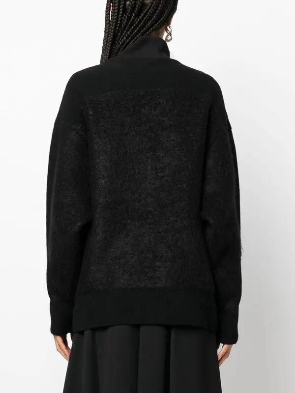 Y3 V-neck Knitted Jacket