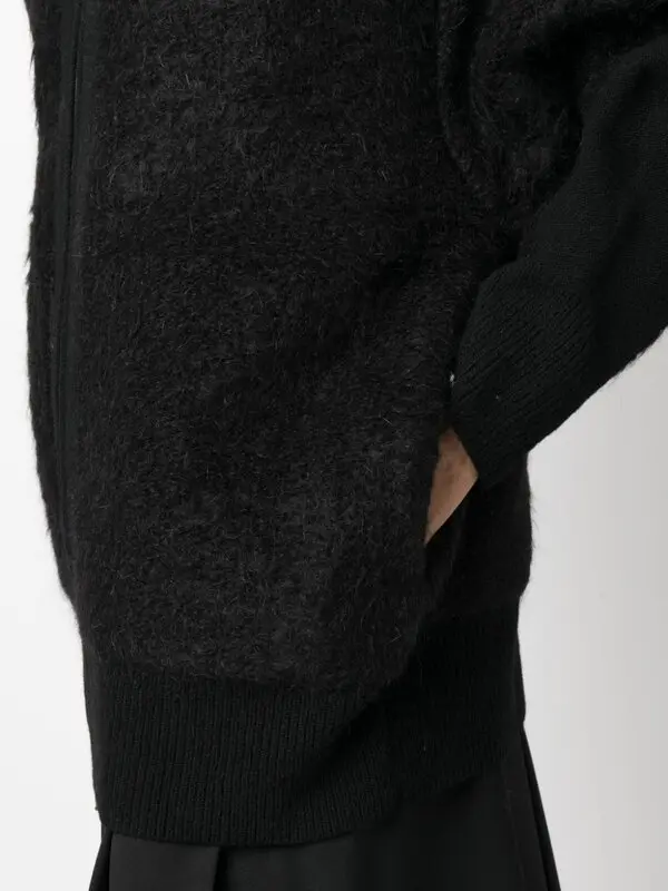 Y3 V-neck Knitted Jacket