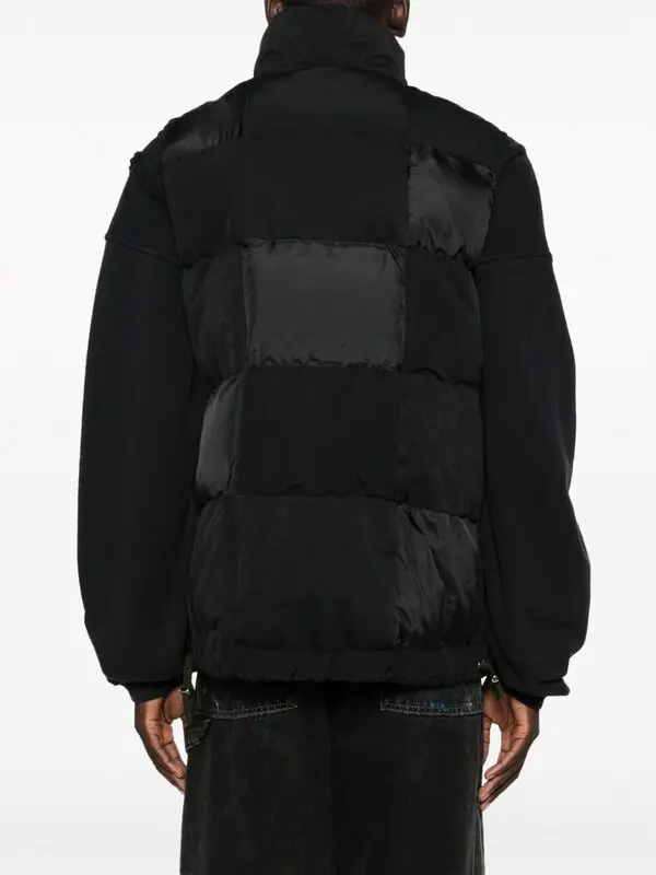 Sacai Suede Panel Padded Gilet