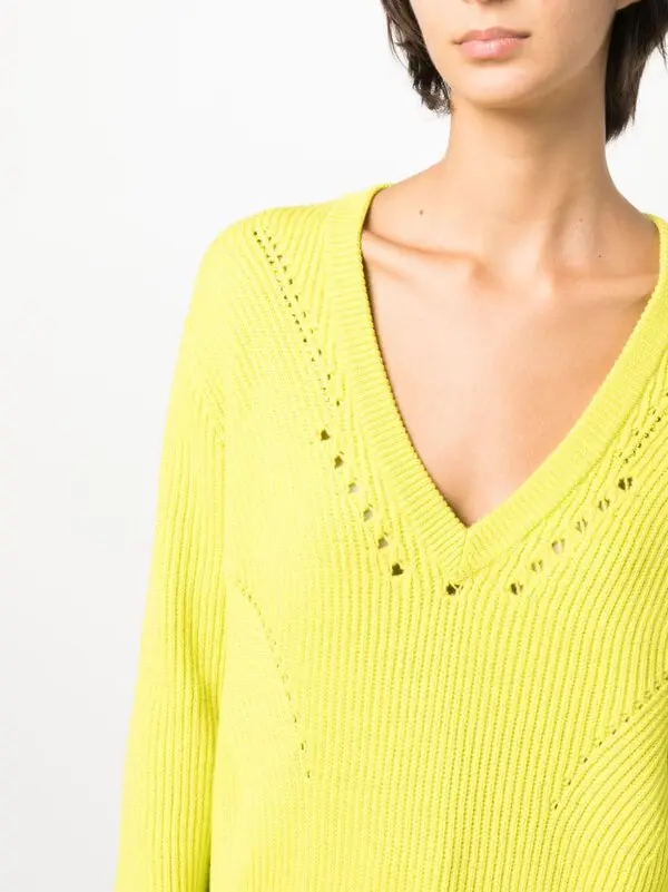 GENNY V-neck Wool Jumper