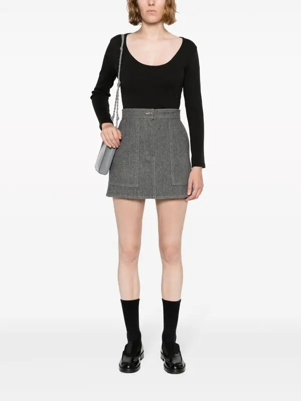 Veronica Beard Calabra Fine-ribbed T-shirt