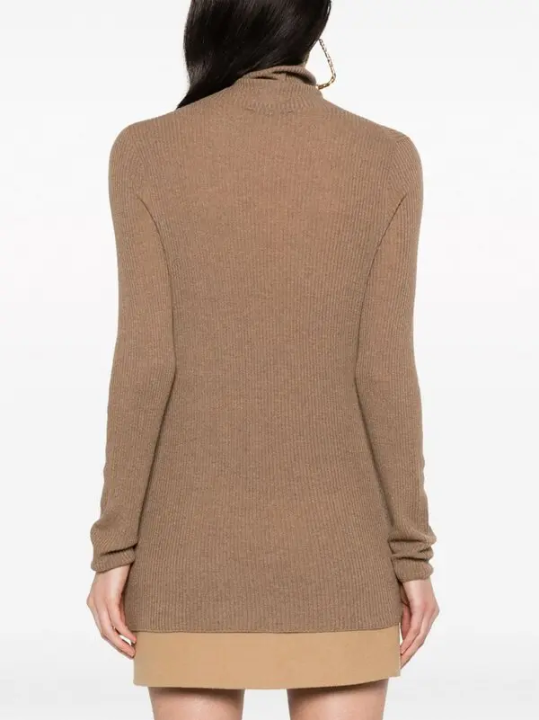 Fabiana Filippi Roll-neck Jumper - Brown