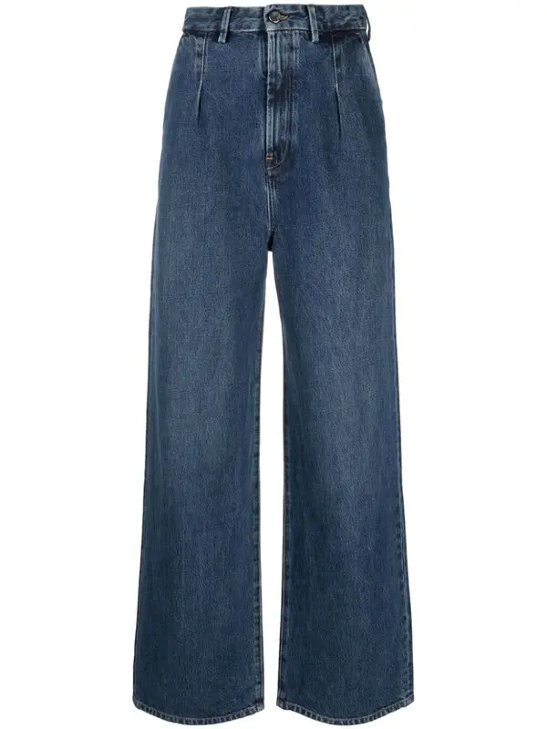 Loulou De Saison High-rise Wide-cut Jeans - Blue