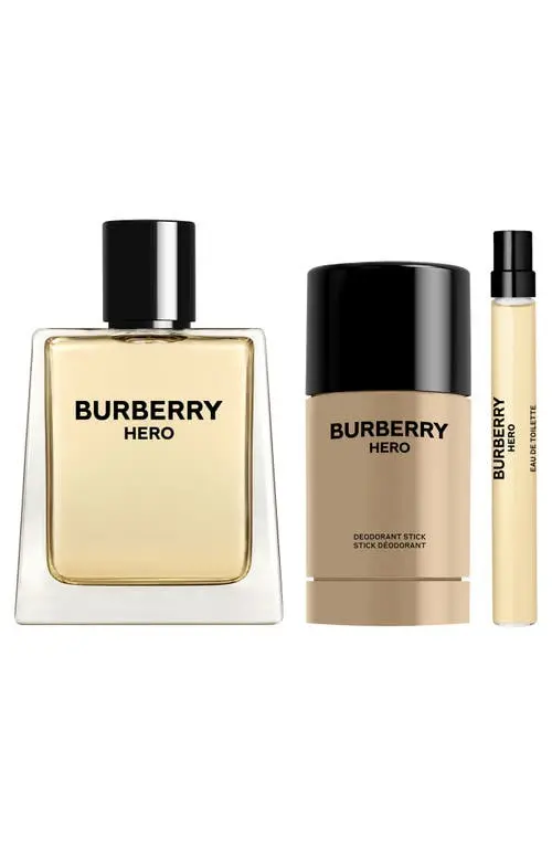Burberry Hero Eau De Toilette Set Usd $198 Value