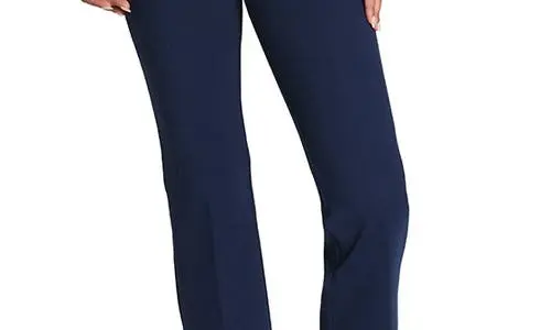 Spanx Perfect Fit Ponte Kick Flare Pants - Timeless Navy