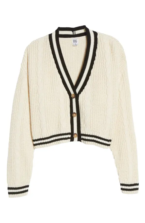 BDG URBAN OUTFITTERS Varsity Kai Knit Cardigan