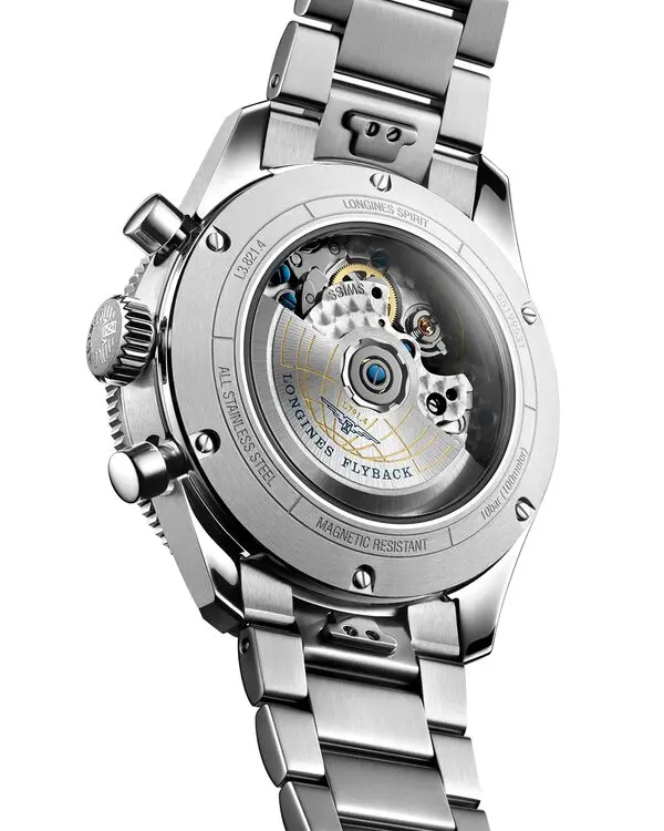 LONGINES Spirit Flyback Chronograph 42mm - Black/silver