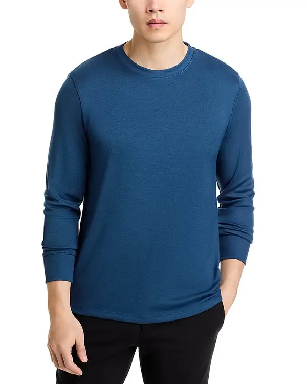 Theory Essential Tee Long Sleeve In Anemone Milano