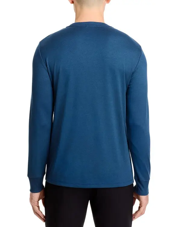 Theory Essential Tee Long Sleeve In Anemone Milano