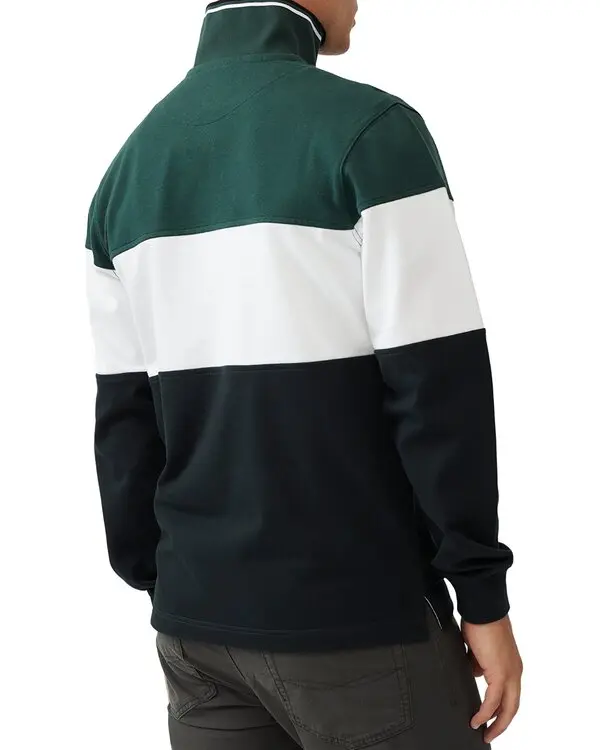 Rodd & Gunn Rodd And Gunn Forester Peak Quarter Zip Sweatshirt - Forest