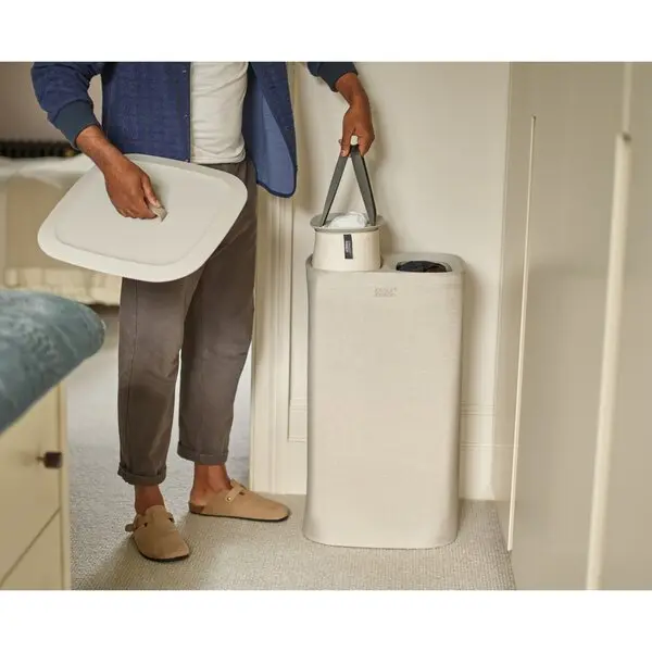 JOSEPH JOSEPH Tota 60l Laundry Separation Basket - Beige
