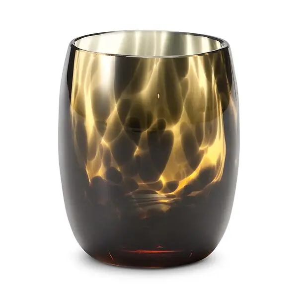 LABRAZEL Tortoise Glass Tumbler - Brown/amber