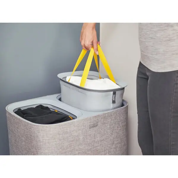 JOSEPH JOSEPH Tota 90l Laundry Separation Basket - Gray
