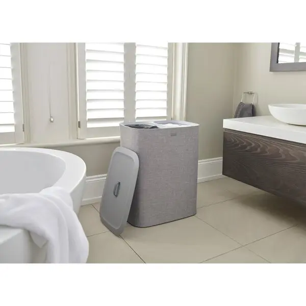 JOSEPH JOSEPH Tota 90l Laundry Separation Basket - Gray