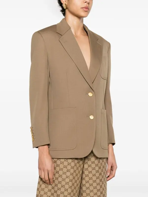 Gucci Horsebit-detail Single-breasted Blazer