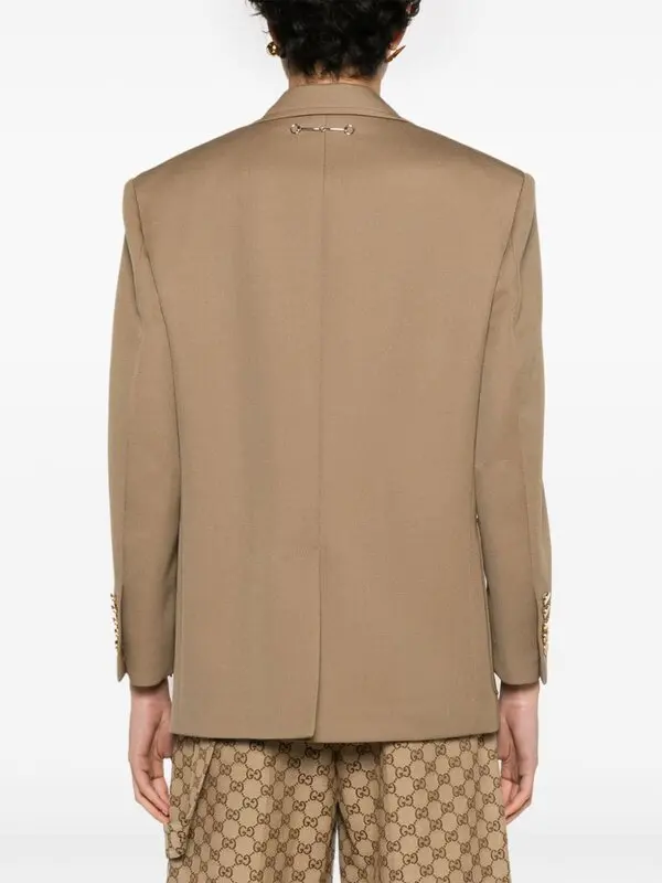 Gucci Horsebit-detail Single-breasted Blazer
