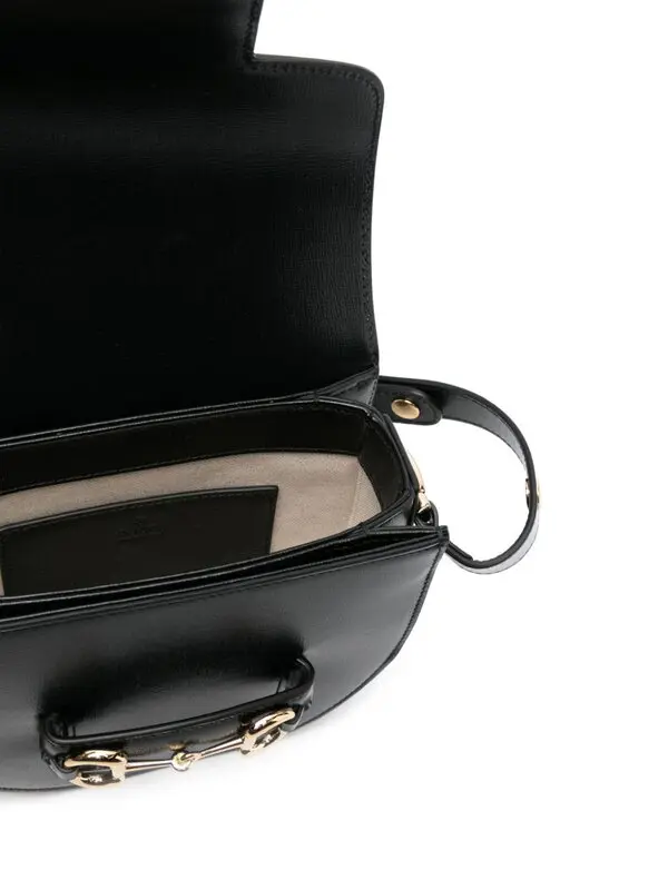 Gucci Mini Horsebit 1955 Shoulder Bag - Black