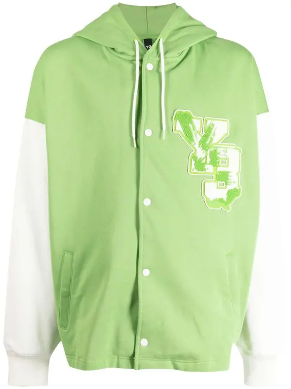 Y3 Gfx Hooded Jacket - Green