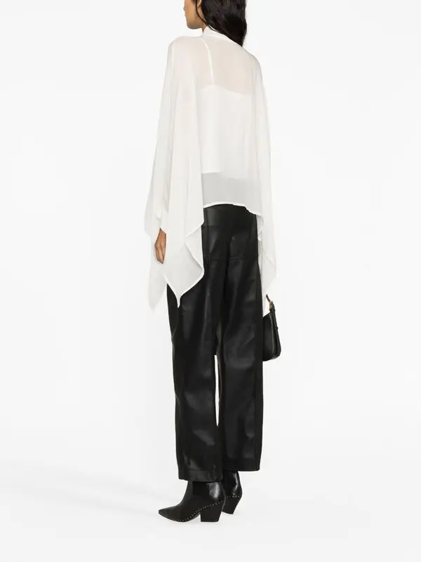 P.a.r.o.s.h Pussy Bow-collar Silk Blouse