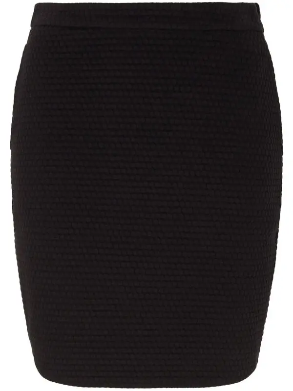 Emporio Armani Textured Mini Skirt
