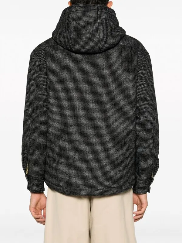 Kenzo Houndstooth Hooded Jacket