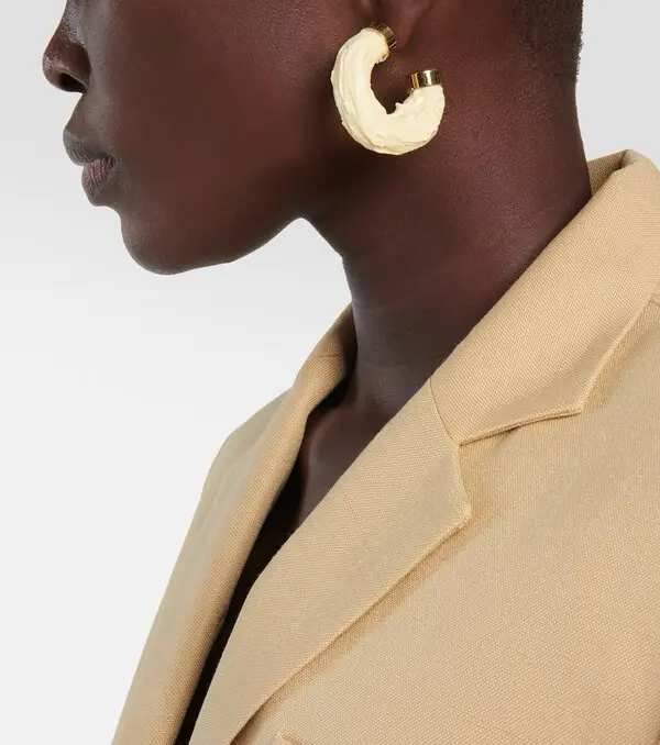 Jacquemus Trompe-l’oeil Hoop Earrings