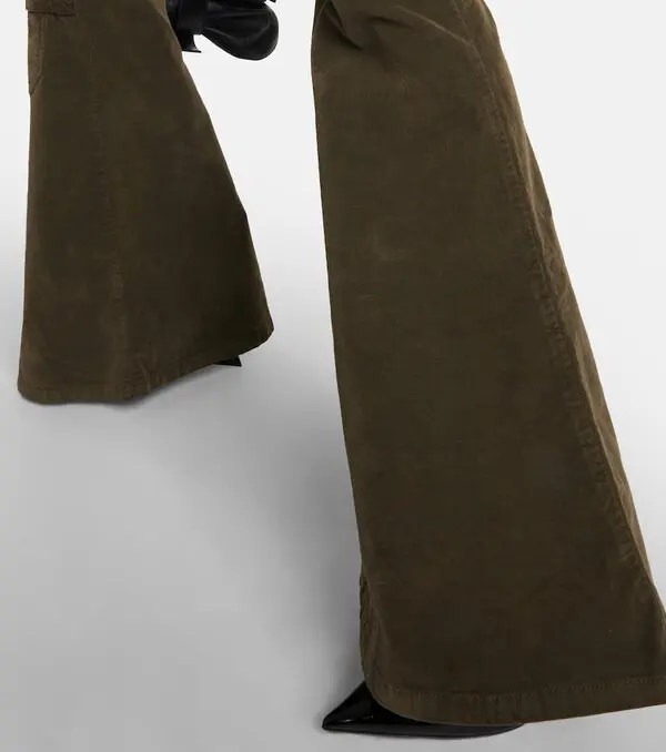 Blumarine Low-rise Flared Cargo Pants