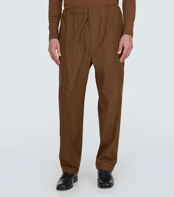 LEMAIRE Silk Straight Leg Pants