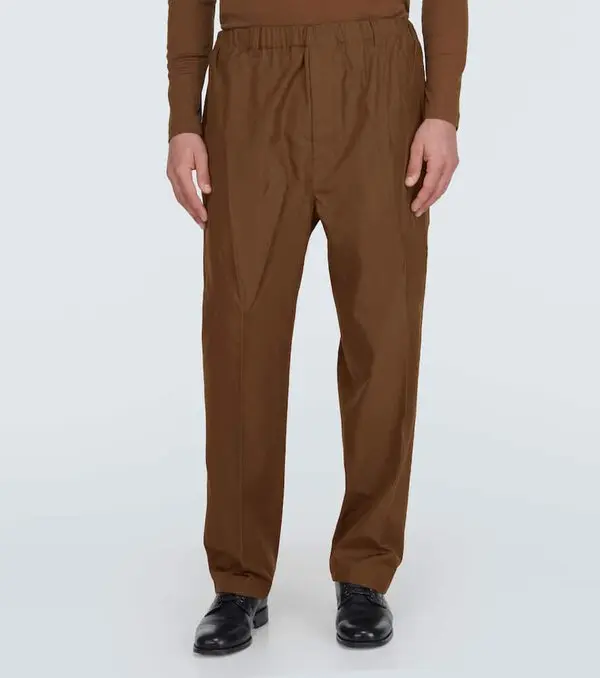 LEMAIRE Silk Straight Leg Pants
