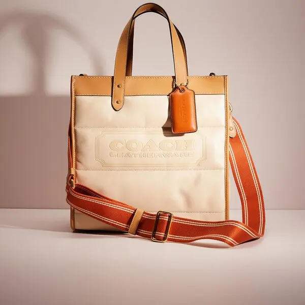 COACH Restored Field Colorblock Quilted Tote