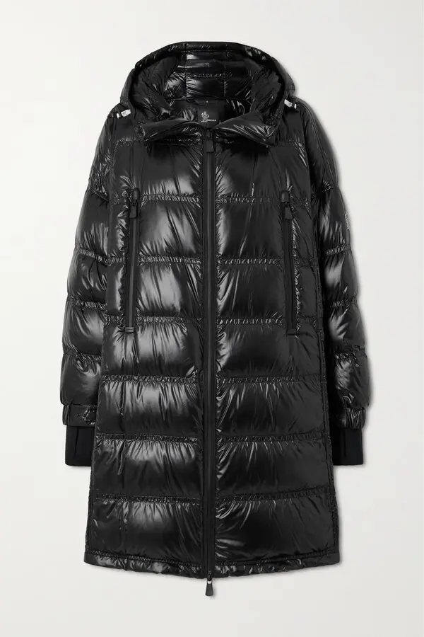 Moncler Rochelair Hooded Padded Quilted Shell Down Parka