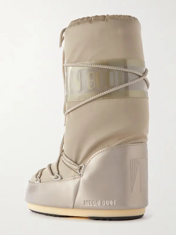 Moon Boot Icon Glance Snow Boots - Silver