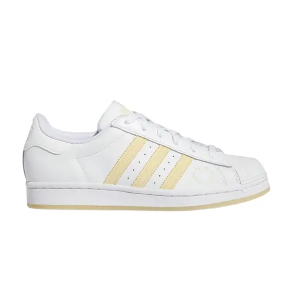 Adidas Superstar Easy Yellow Sneakers - White