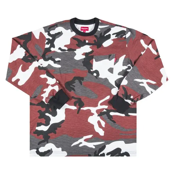 Supreme Long-sleeve Pocket T-shirt - Multicolor