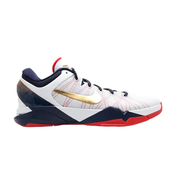 Nike Zoom Kobe 7 System 'gold Medal' Sneakers - White